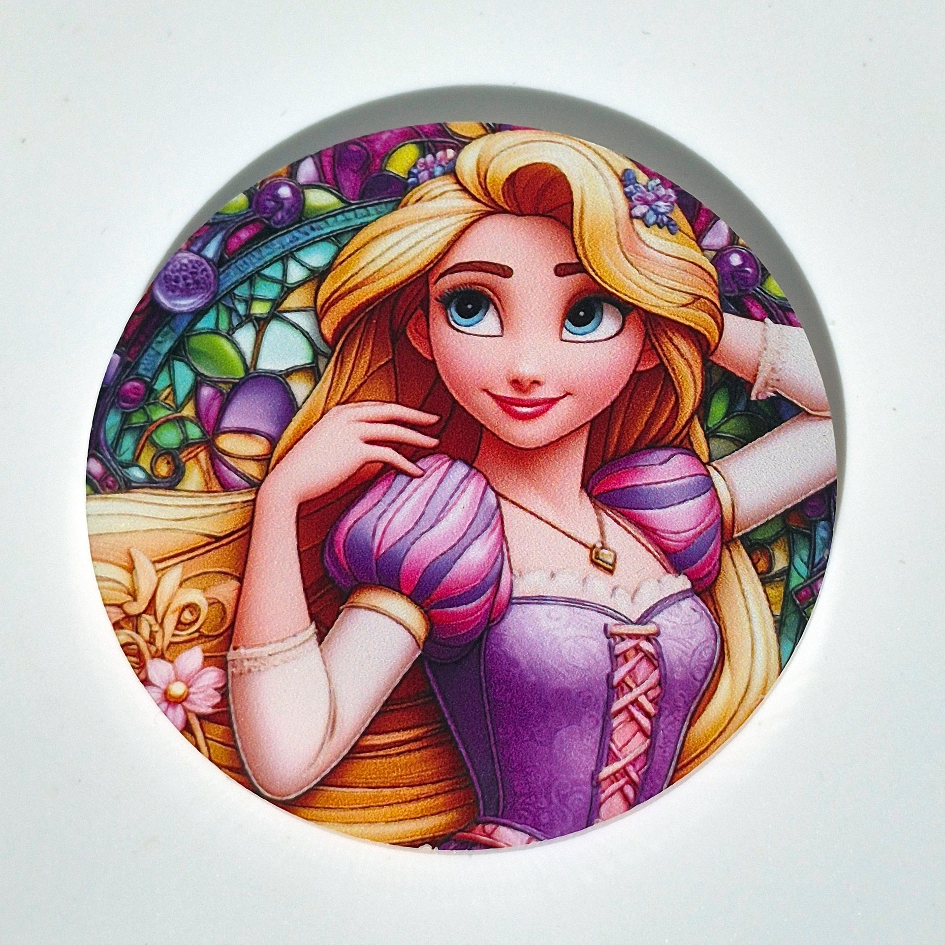 Rapunzel Inspired Acrylic Car Coasters Set | Fairy Tale Lantern Decor ...