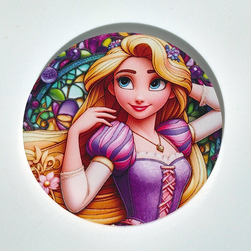 Rapunzel Inspired Acrylic Car Coasters Set | Fairy Tale Lantern Decor ...